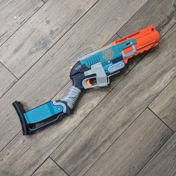 Nerf | Toys | Nerf Zombie Strike Sledgefire Soft Dart Gun Blaster ...